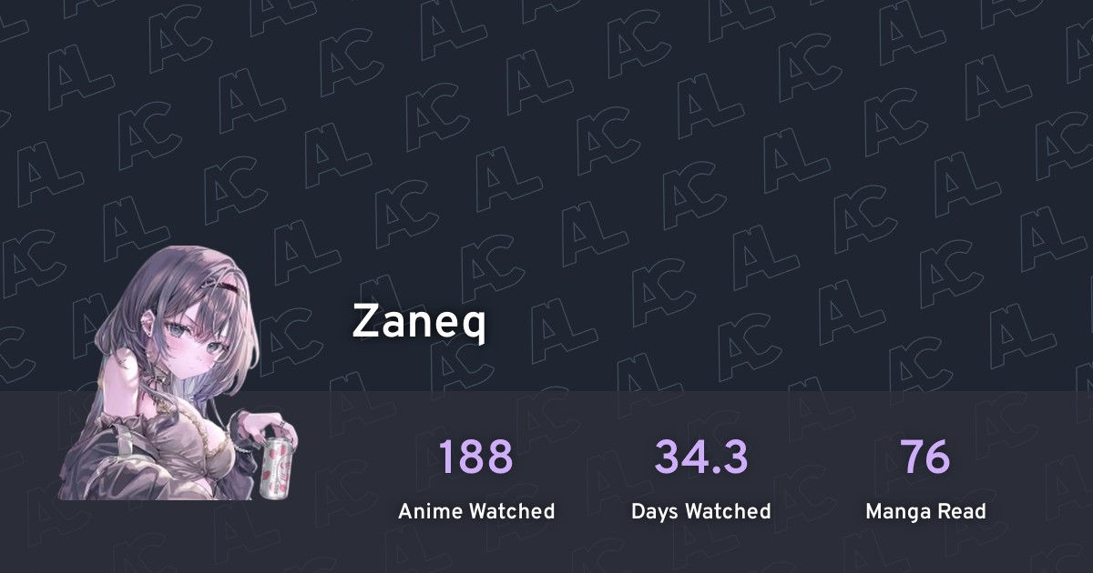 Zaneq's profile · AniList