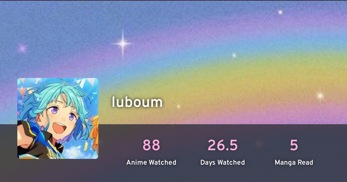 luboum's profile · AniList