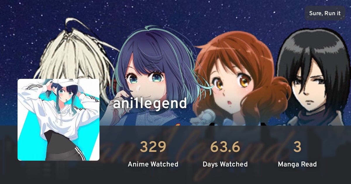 ani1legend's profile · AniList