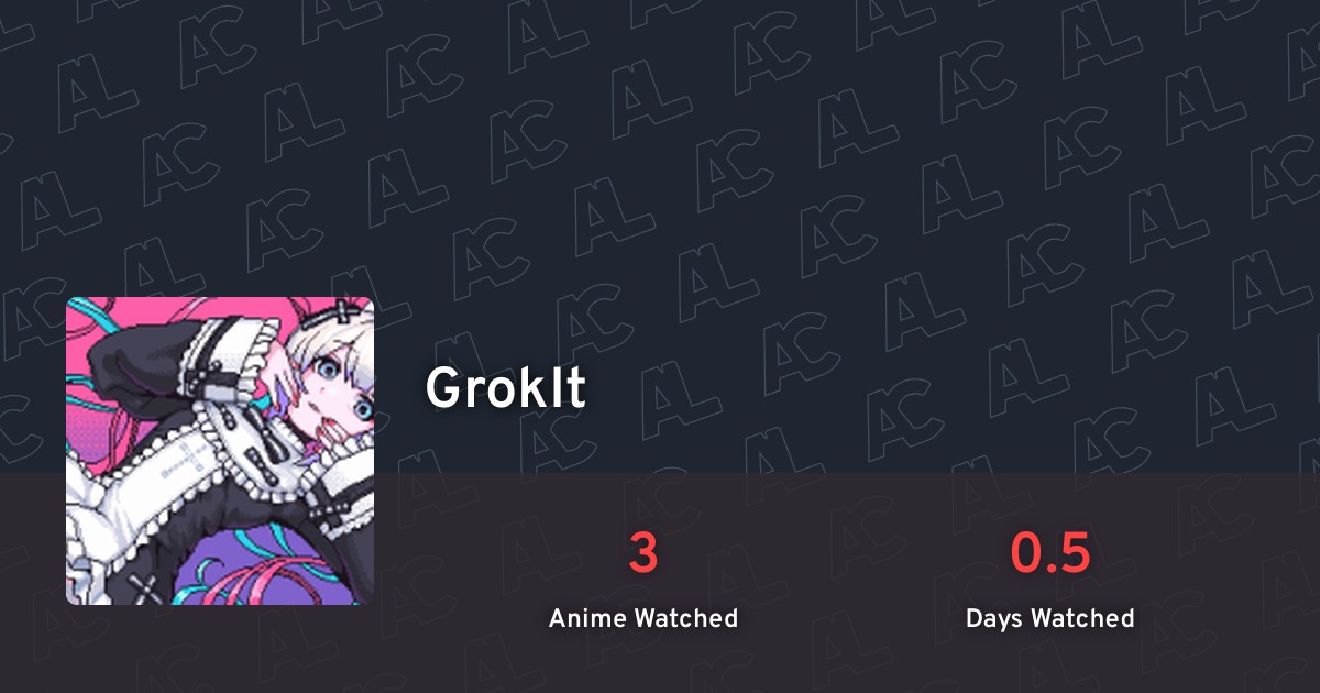 GrokIt's profile · AniList