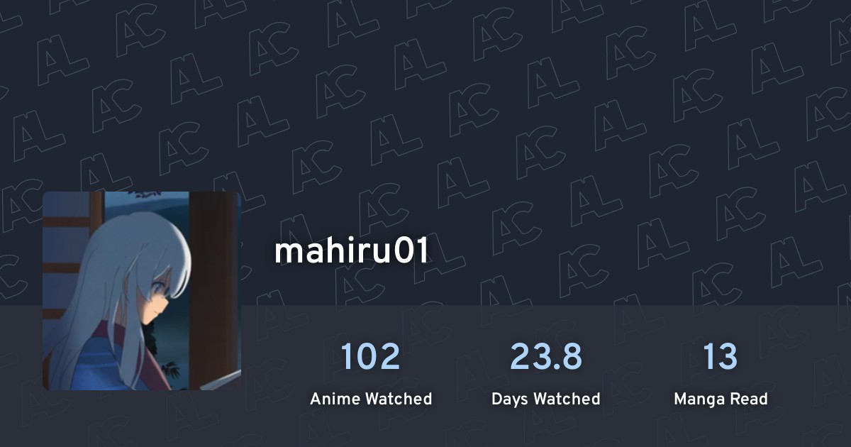 mahiru01's profile · AniList