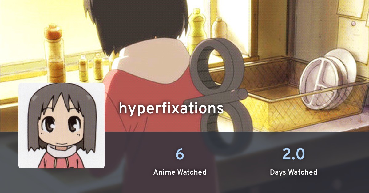 hyperfixations's profile · AniList