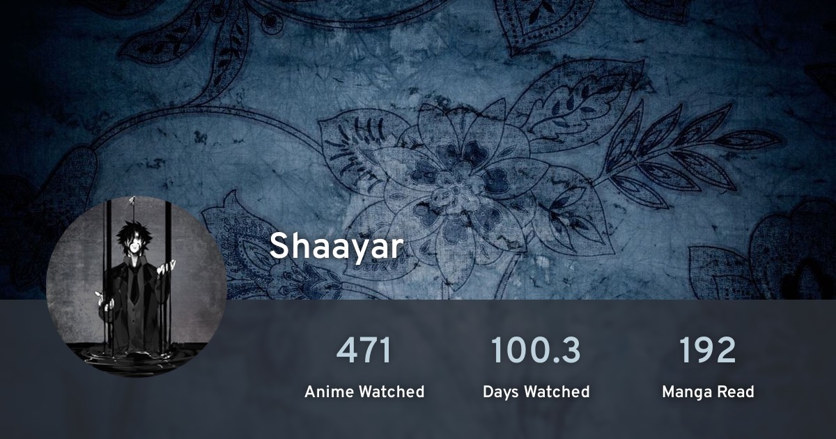 Shaayar's profile · AniList