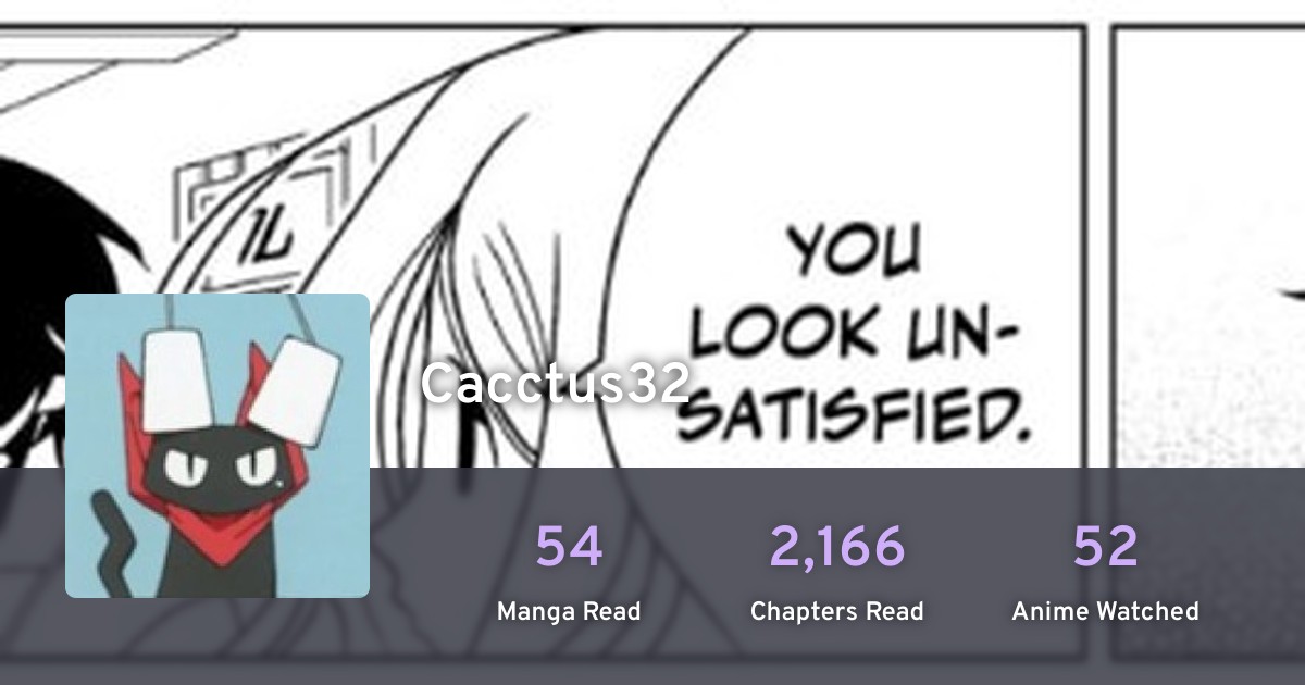 Cacctus32's profile · AniList