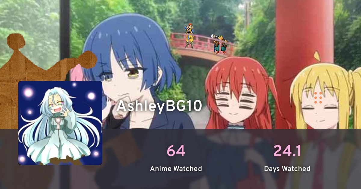 AshleyBG10's profile · AniList