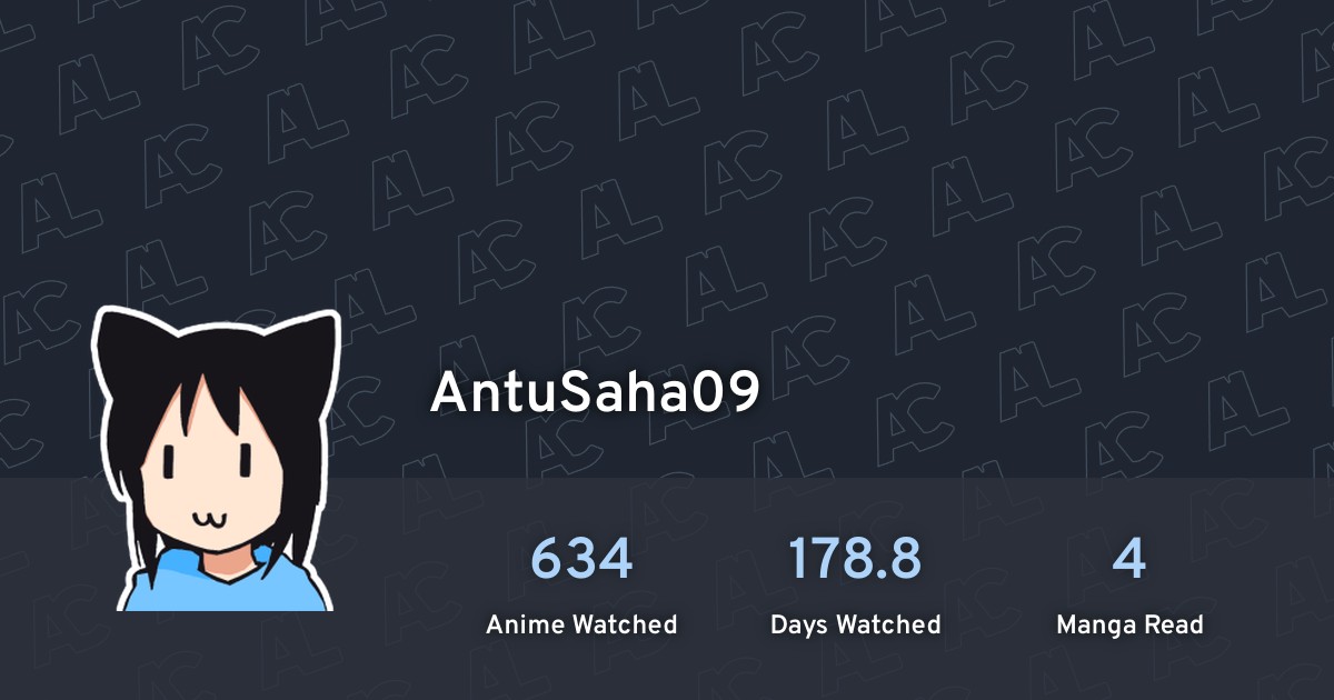 AntuSaha09's profile · AniList