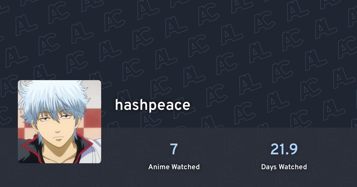 hashpeace's profile · AniList