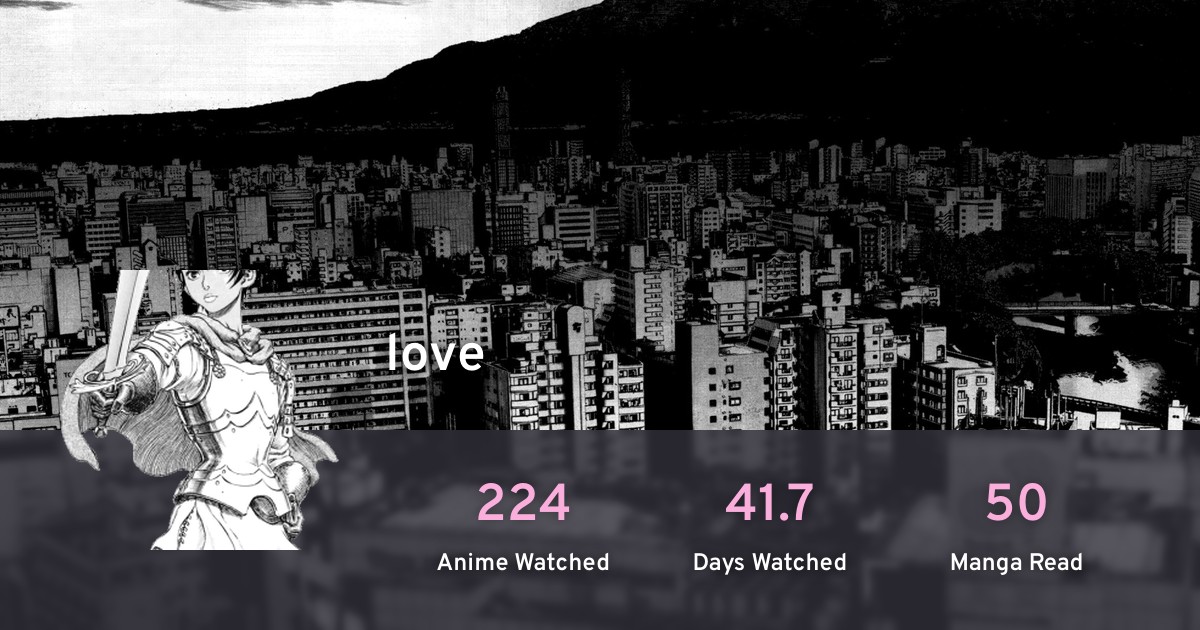 love's profile · AniList