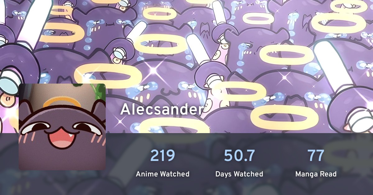 Alecsander's profile · AniList