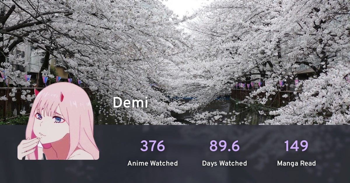 Demi's profile · AniList