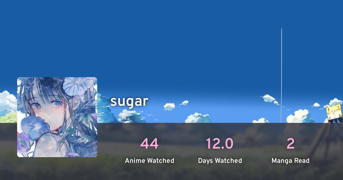 sugar's profile · AniList