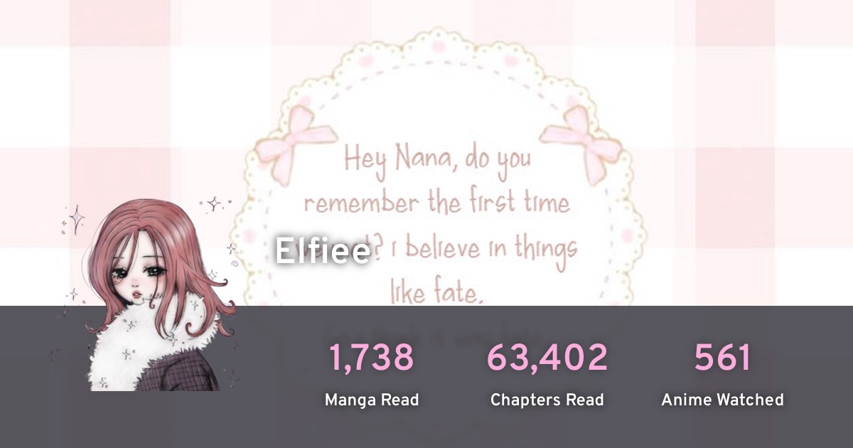 Elfiee S Profile Anilist
