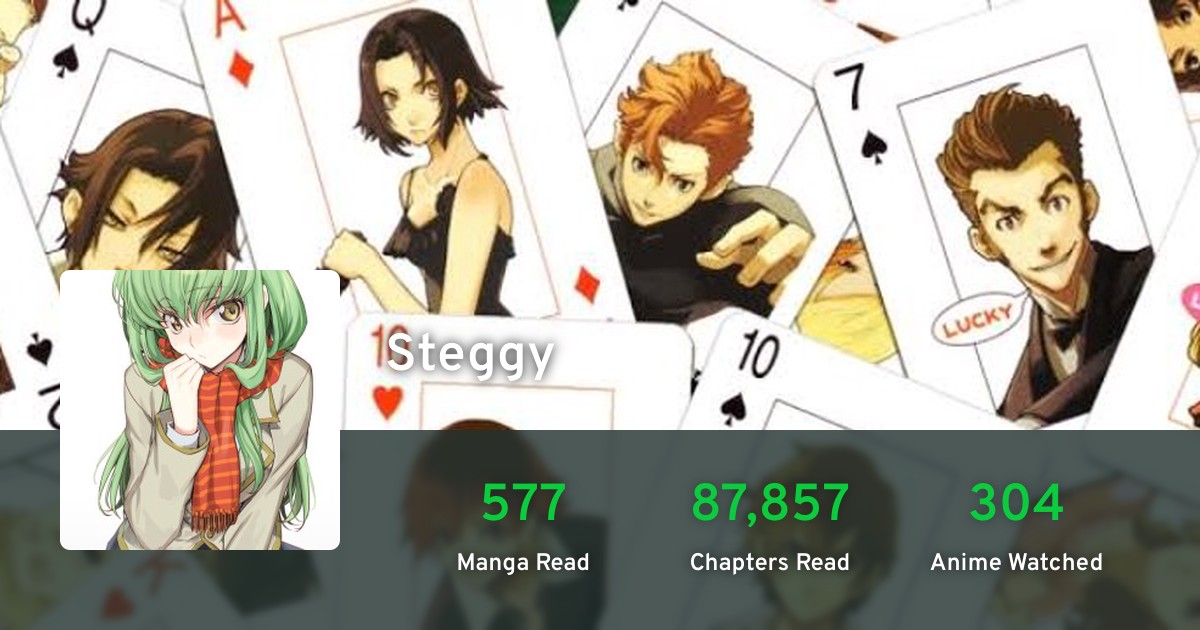 Steggy's anime list · AniList