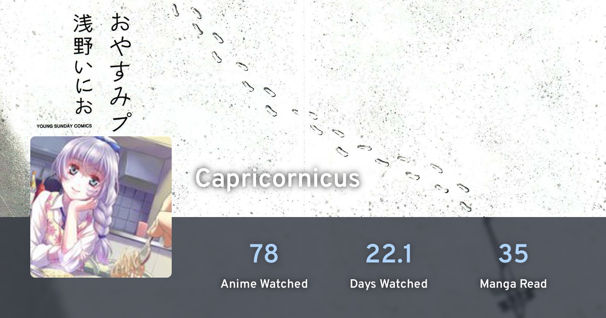 Capricornicus's profile · AniList