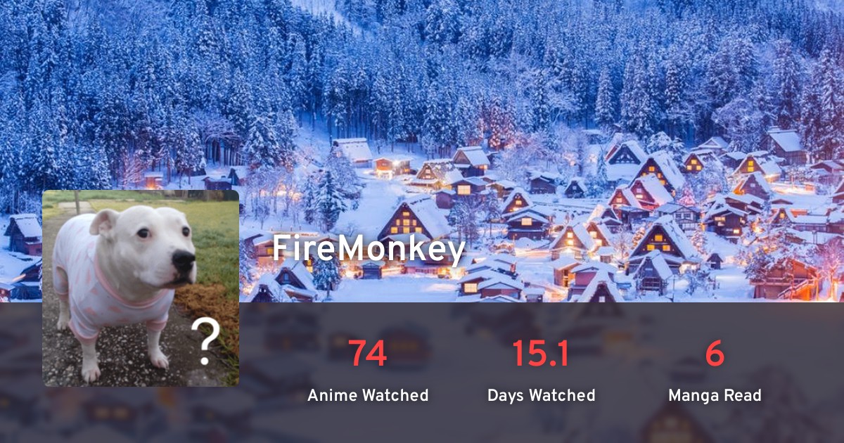 FireMonkey's profile · AniList