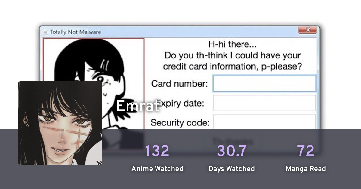 Emrat's profile · AniList
