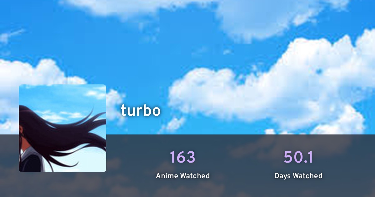 turbo's profile · AniList