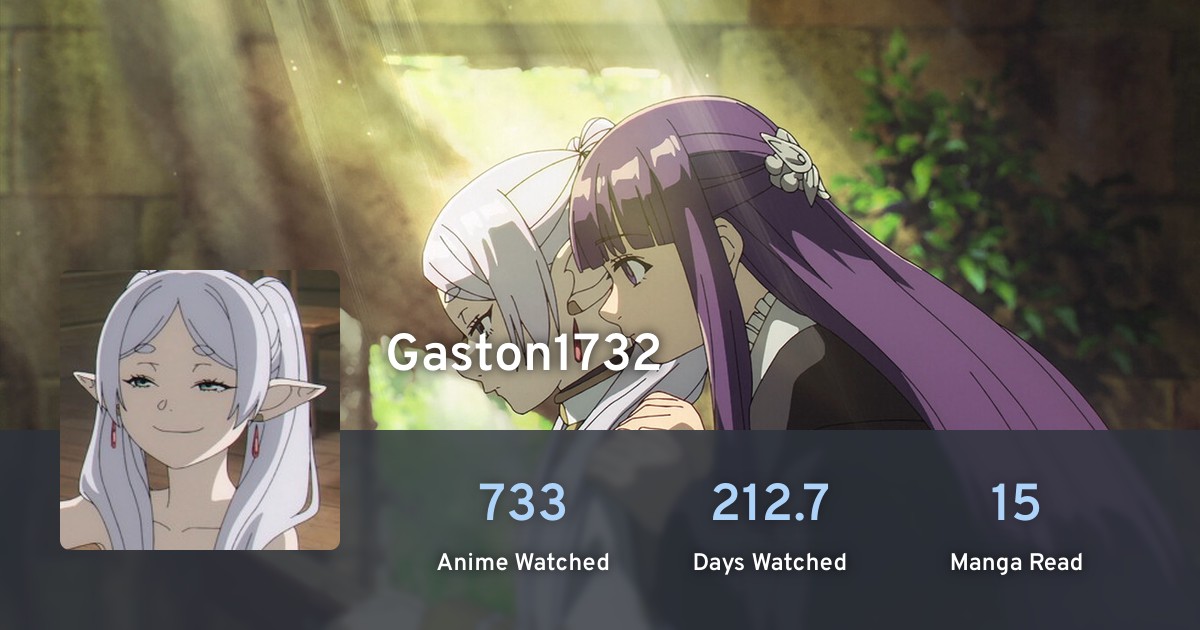 Gaston1732's anime list · AniList
