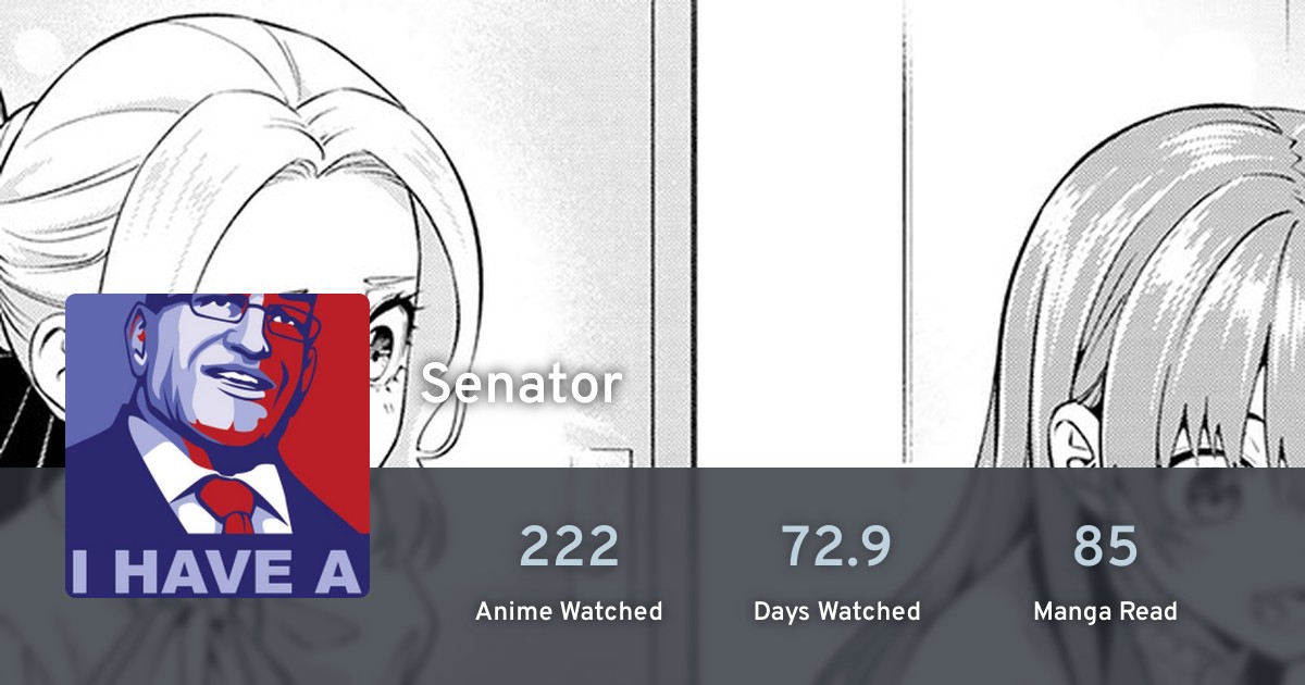 Senator's anime list · AniList