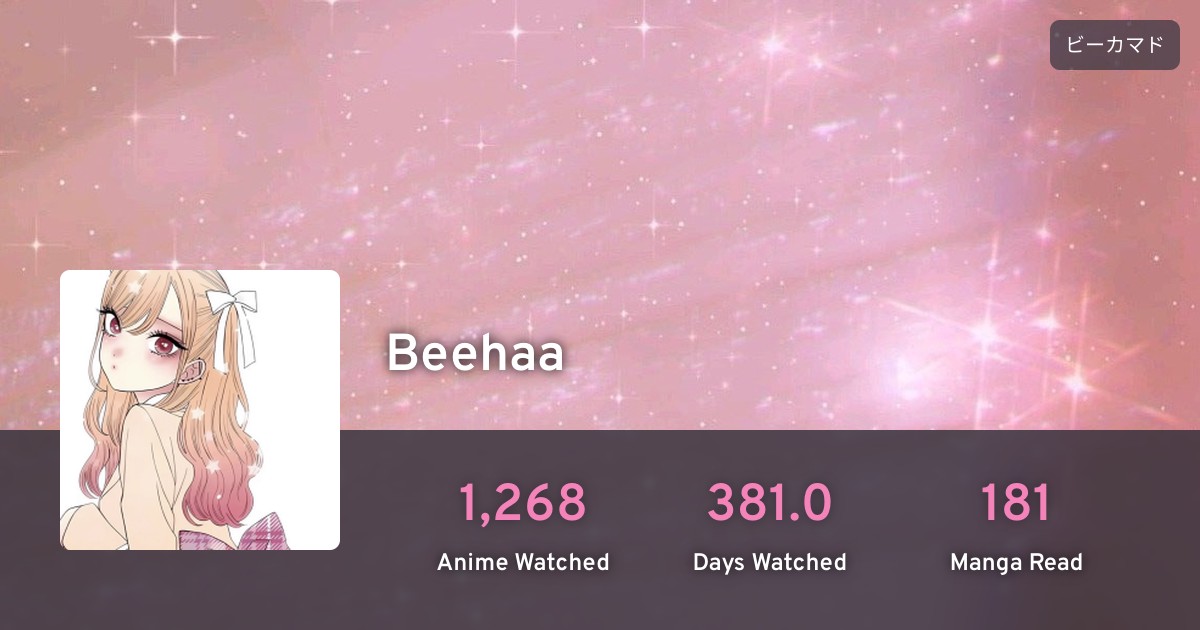 Beehaa's profile · AniList