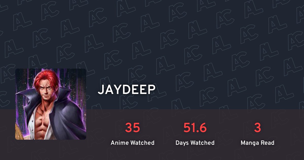 JAYDEEP's profile · AniList