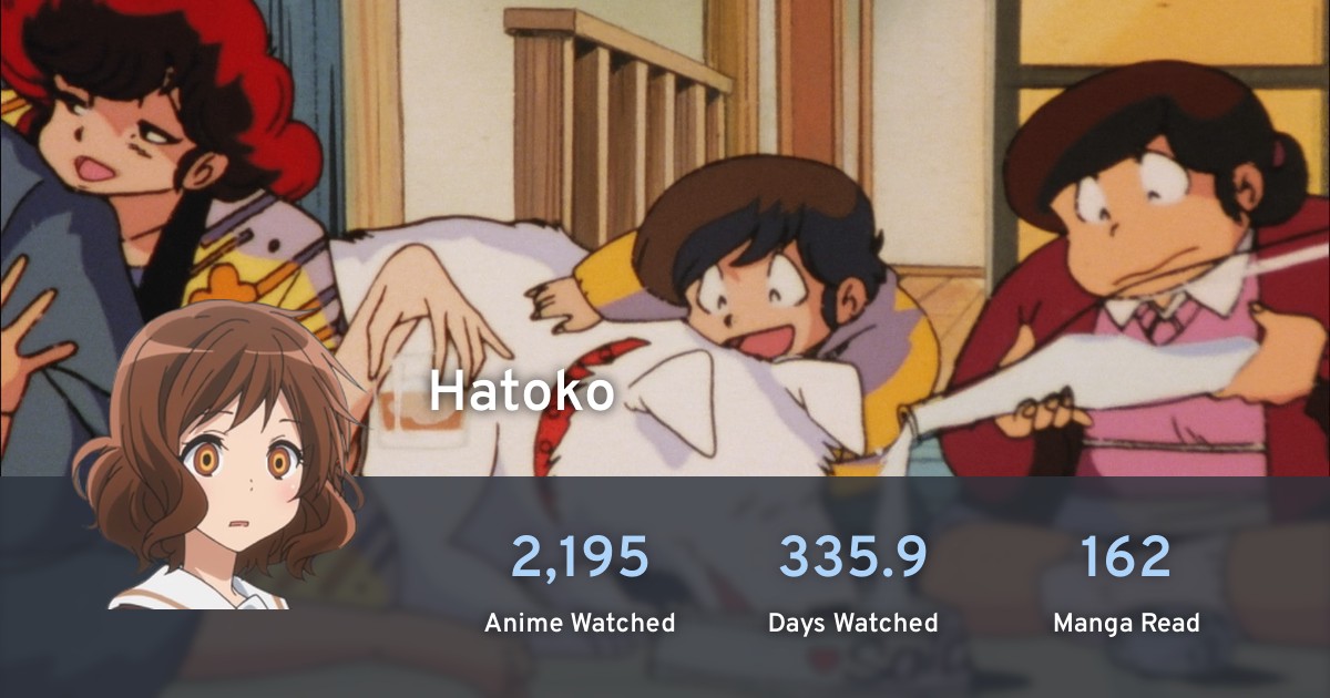 Hatoko's anime list · AniList