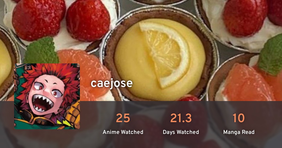 caejose's profile · AniList