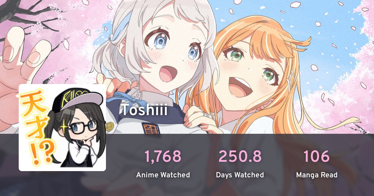 Toshiii's profile · AniList