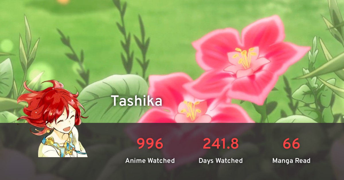 Tashika's profile · AniList