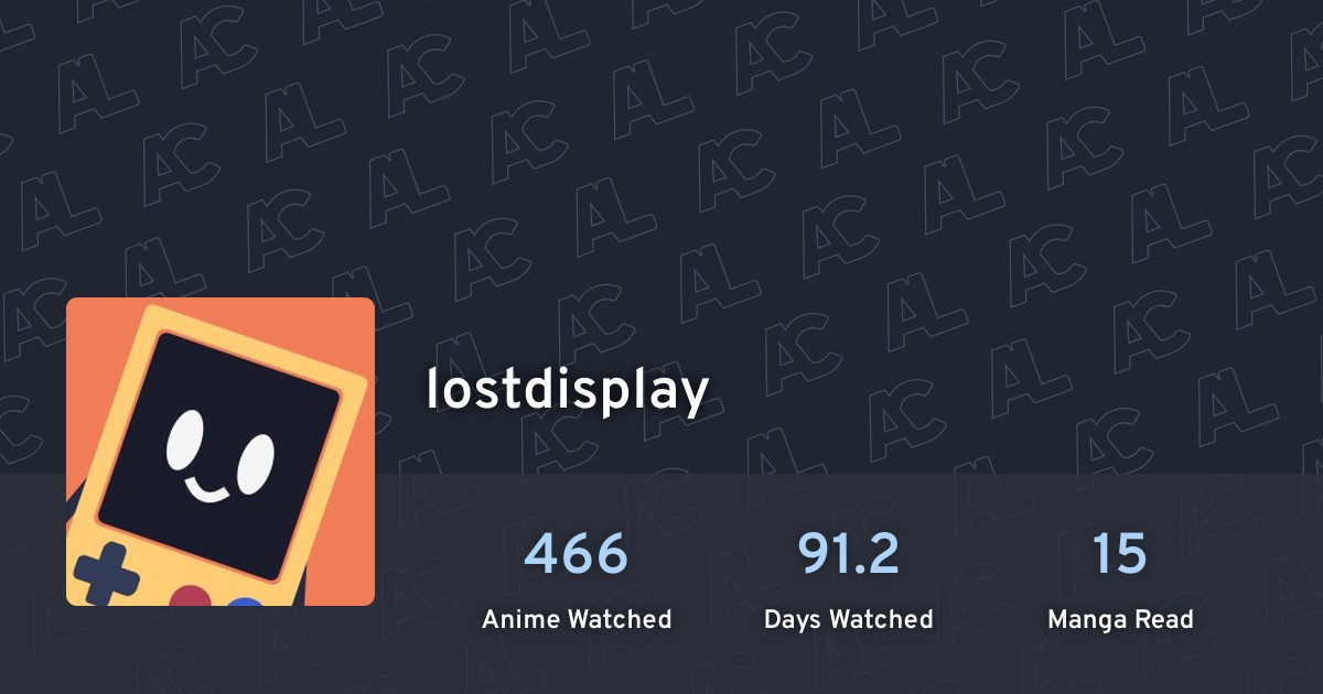 lostdisplay's profile · AniList